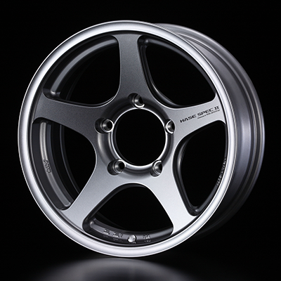 WEDS ADVENTURE MADSPOKE HASE SPEC2 16X5.5 +22 5H 139.7 GMT GUN METALLI - Black Hawk Japan