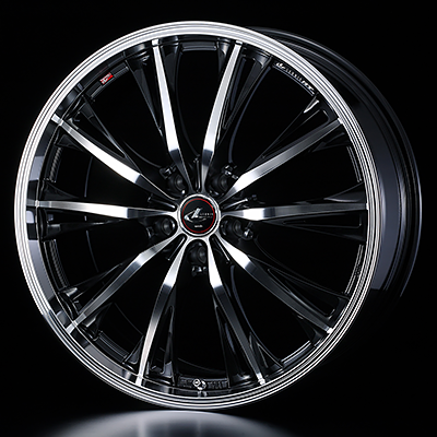 WEDS LEONIS RT 19X7.5J +43 5H 120 PBMC PEARL BLACK MIRROR 0041403 - Black Hawk Japan