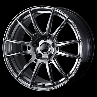 WEDS WEDSSPORT SA62R 18X7.5J +45 5H 100 PSB PLATINUM SILVER BARB 00418 ...