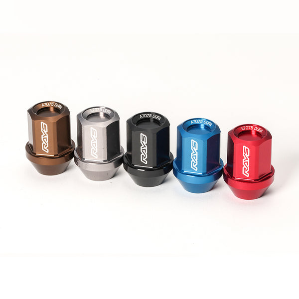 RAYS DURA-LOCK&NUT L32 5H 20PC M12X1.5 GM (GUNMETAL) 74020001104GM ...