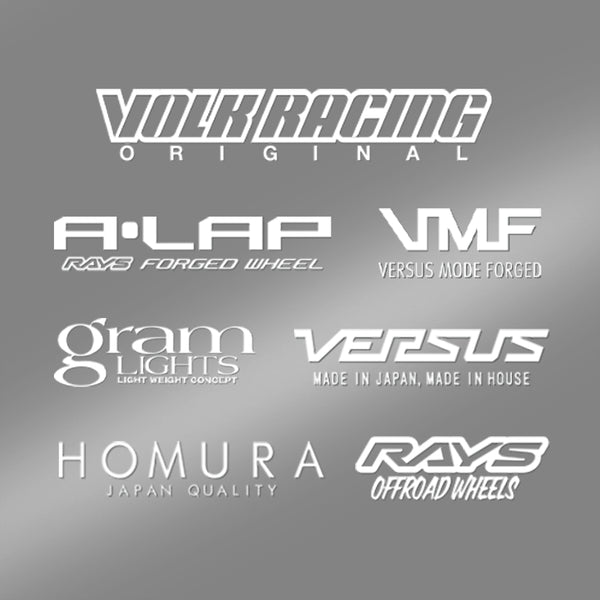 RAYS BRAND LOGO STICKER NO.39 LOGO STICKER VOLK RACING W210 WH FOR ...