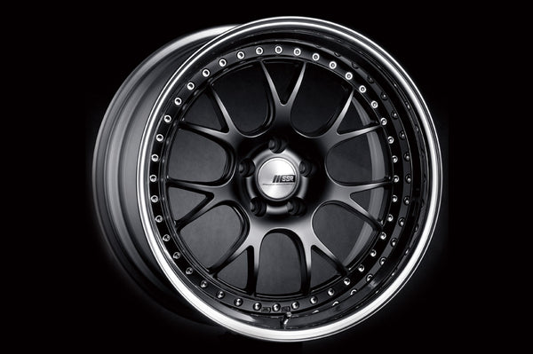 SSR PROFESSOR MS3 18X9.0 +49 5X100 FLAT BLACK SUPER LOW DISK SSR-00052 ...