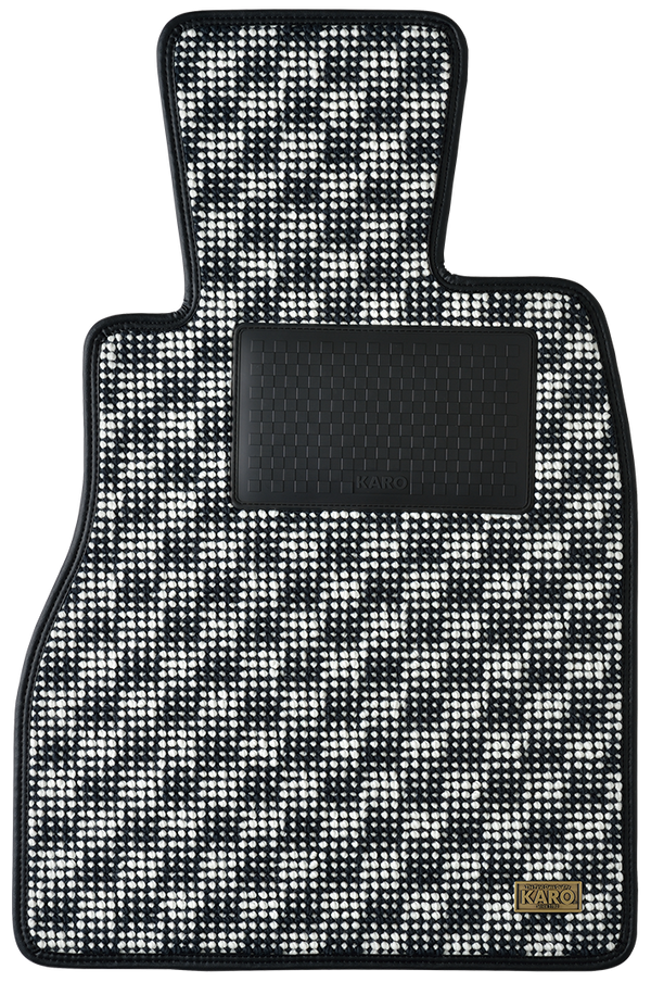 KARO FLAXY BRILLIANT WHITE FLOOR MATS FOR RENAULT 25V6 VEHICLE MODEL F ...