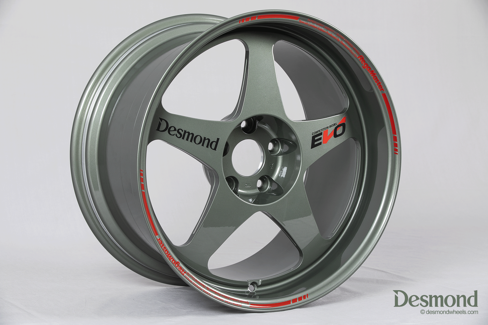 DESMOND REGAMASTER EVO II 19X12.0 +20 5X114.3 GLOSS NEW ALMIGHTY GRAY ...