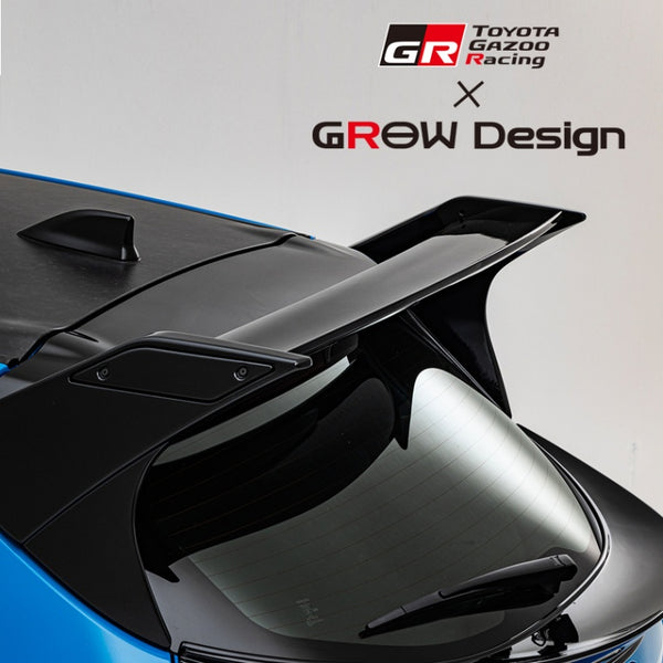 GROW MOTORSPORTS REAR WING FRP BLACK 202 FOR TOYOTA GR COROLLA GZEA14H ...