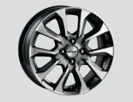 HONDA 16 INCH ALUMINUM WHEELS MS-026 DIAMOND CUT PROUD SILVER PAINT FOR ...