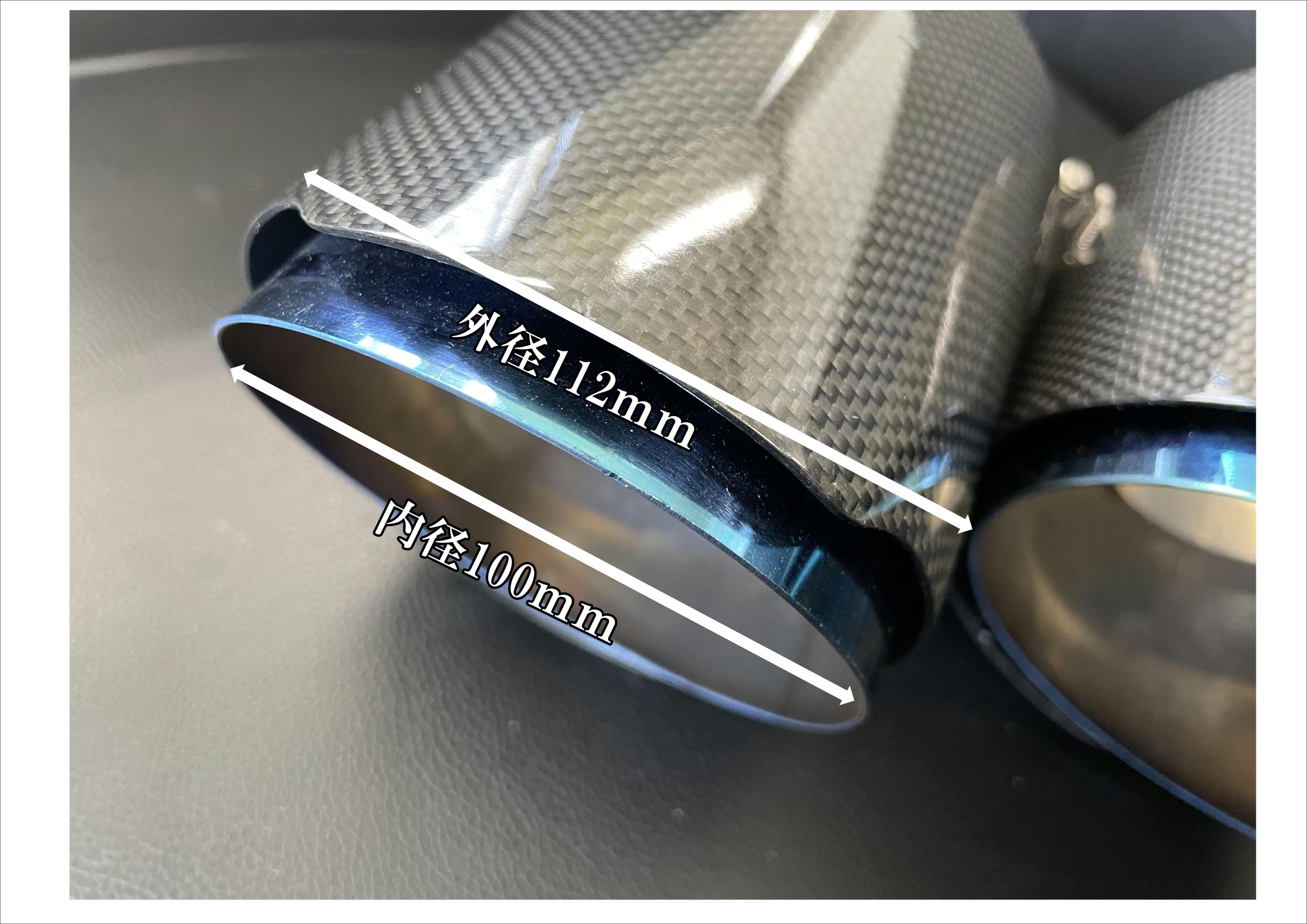 REVOLUTION CARBON MUFFLER CUTTER FOR TOYOTA SUPRA A90 A90-CMC - Black ...