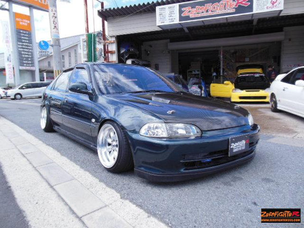 Aero Tagged "HONDA CIVIC FERIO EG9" - Black Hawk Japan