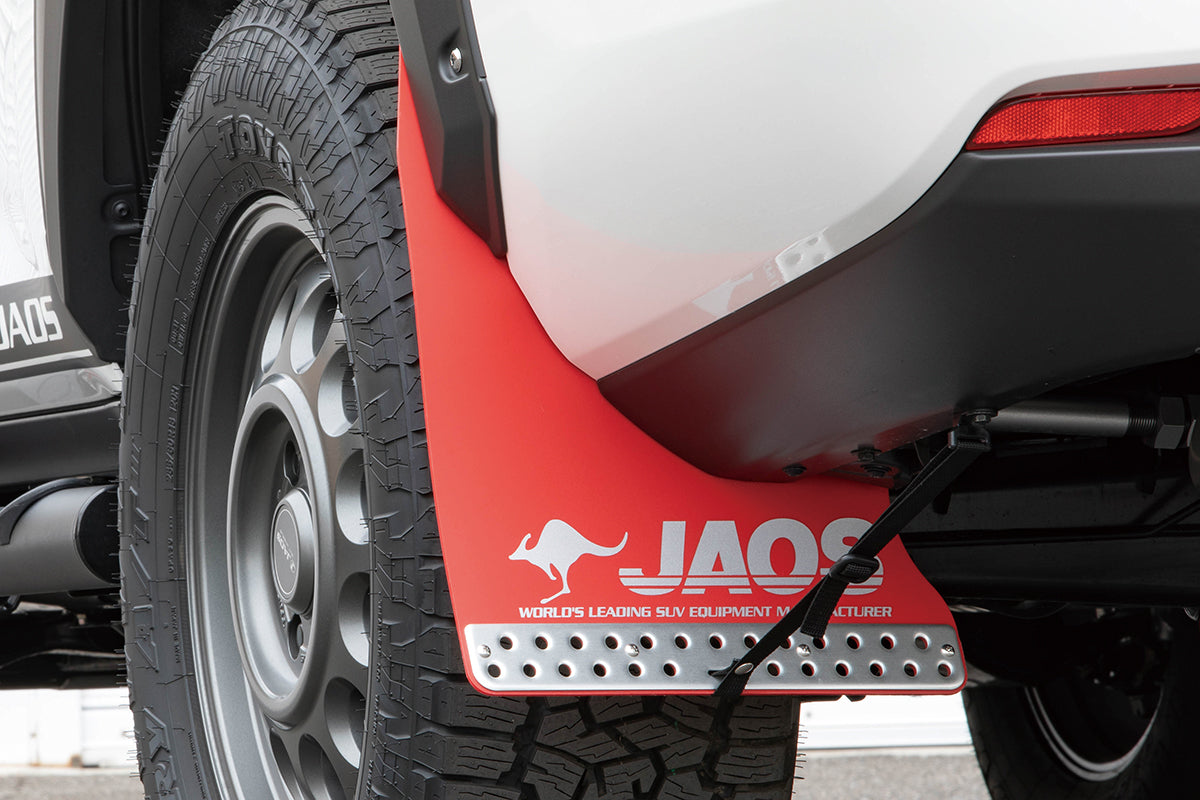 JAOS MUDGUARD III REAR SET RED FOR TOYOTA LAND CRUISER 300 GRSPORT ...
