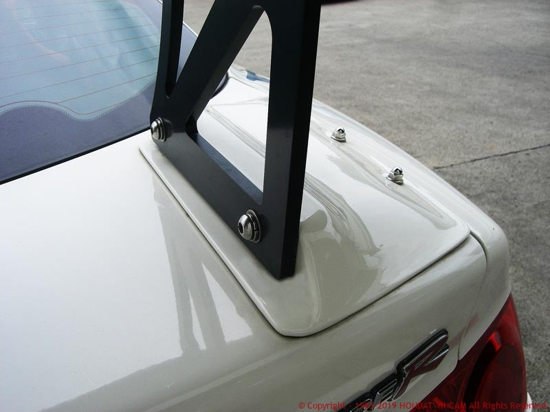 FEEL'S HONDA TWINCAM 3D TWILL CARBON GT WING FRP BRACKET) 1600 225-255 ...