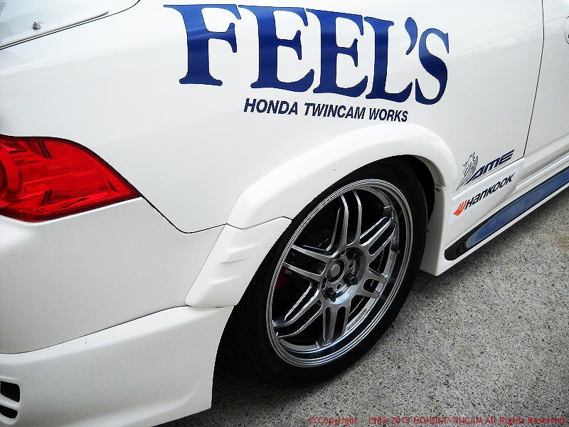 FEEL'S HONDA TWINCAM REAR OVER FENDER FRP FOR HONDA INTEGRA DC5 TypeR ...