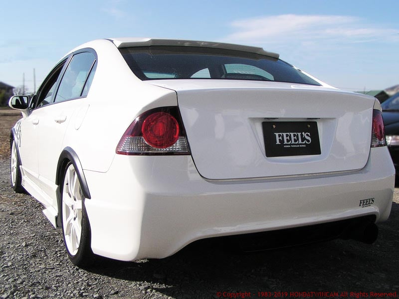 FEEL'S HONDA TWINCAM SPORT TRUNK LID FRP FOR HONDA CIVIC FD2 TypeR ...