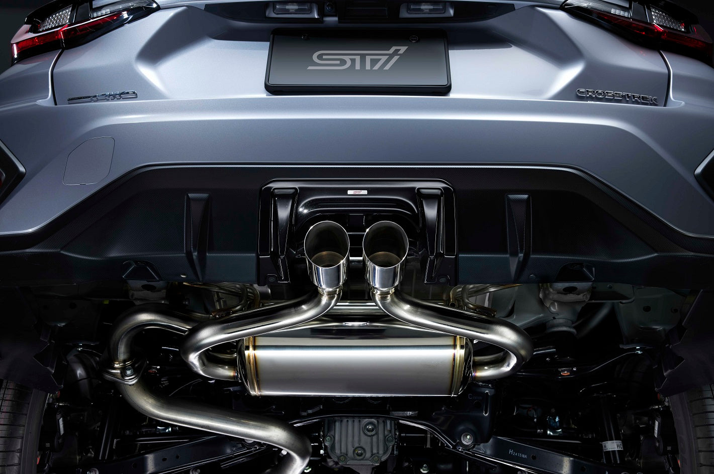 STI PERFORMANCE MUFFLER EXHAUST AND GARNISH FOR SUBARU CROSSTREK GU CROSSTREK STPKG40G2000 ...