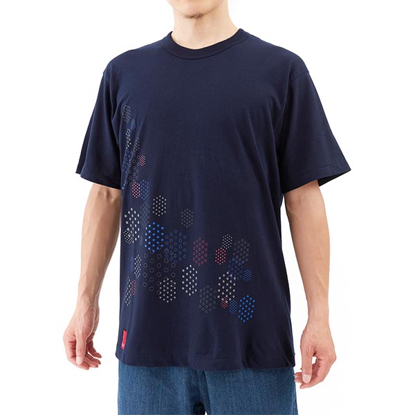 STI DESIGN T-SHIRT (HEXAGON B) M For STSG20100480 - Black Hawk Japan