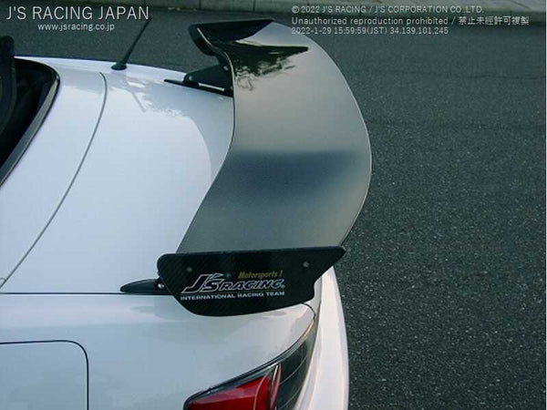 J'S RACING 3D GT-WING LOW MOUNT WET CARBON FOR HONDA S2000 AP1 2 F20C ...