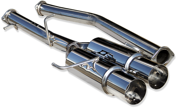 REINHARD A TYPE MUFFLER STAINLESS EXHAUST FOR NISSAN SKYLINE ECR33 2DR ...