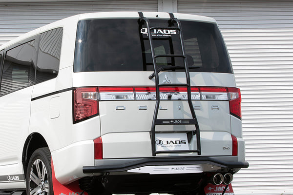 JAOS REAR LADDER II BLACK FOR MITSUBISHI DELICA D:5 2019- DIESEL ...