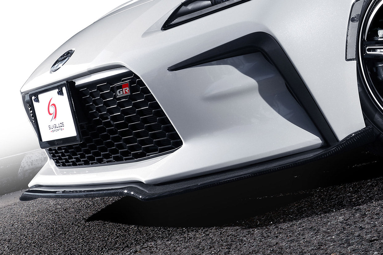 K'SPEC SILKBLAZE FRONT LIP TYPE S PAINTED 2 TONE SILVER FOR TOYOTA GR86 ...