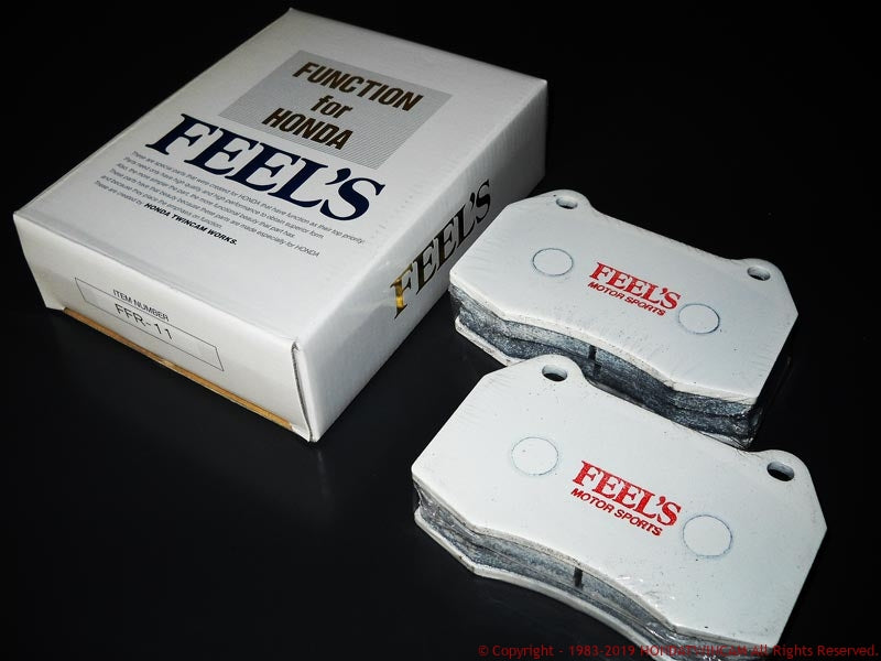 FEEL'S HONDA TWINCAM BRAKE PADS (RACING) FRONT FOR HONDA CIVIC EG4 ...