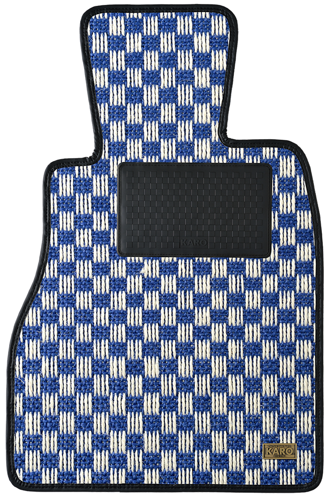 KARO SISAL BLUE WHITE FLOOR MATS FOR HONDA CIVIC FL1 FL5 MT OVAL ...
