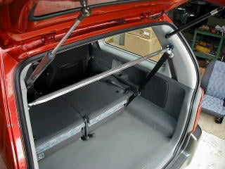 KAWAI WORKS REAR PILLAR BAR FOR HONDA HONDA Z PA1 HN0370-PI0-00 - Black ...