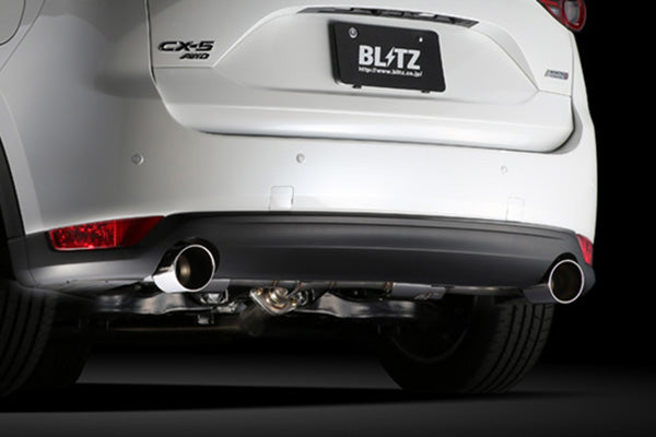 BLITZ NUR-SPEC VSR STYLED EXHAUST For MAZDA CX-5 KF2P SH-VPTS 63167V - Black Hawk Japan